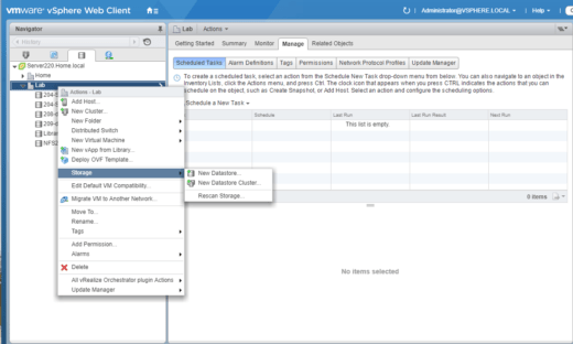 How to Create a VMware NFS Datastore - Thrifty Admin