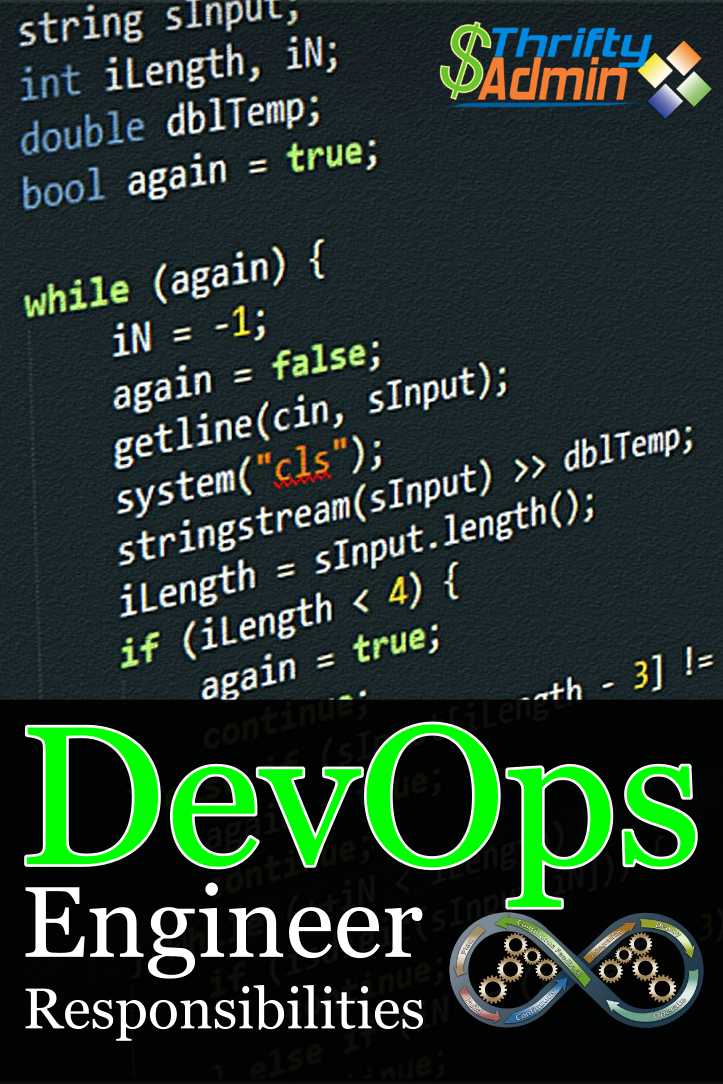 DevOps Engineer Responsibilities - Thrifty Admin