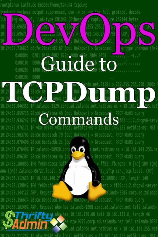 TCPDump Commands - TCPDump Cheat Sheet - Thrifty Admin